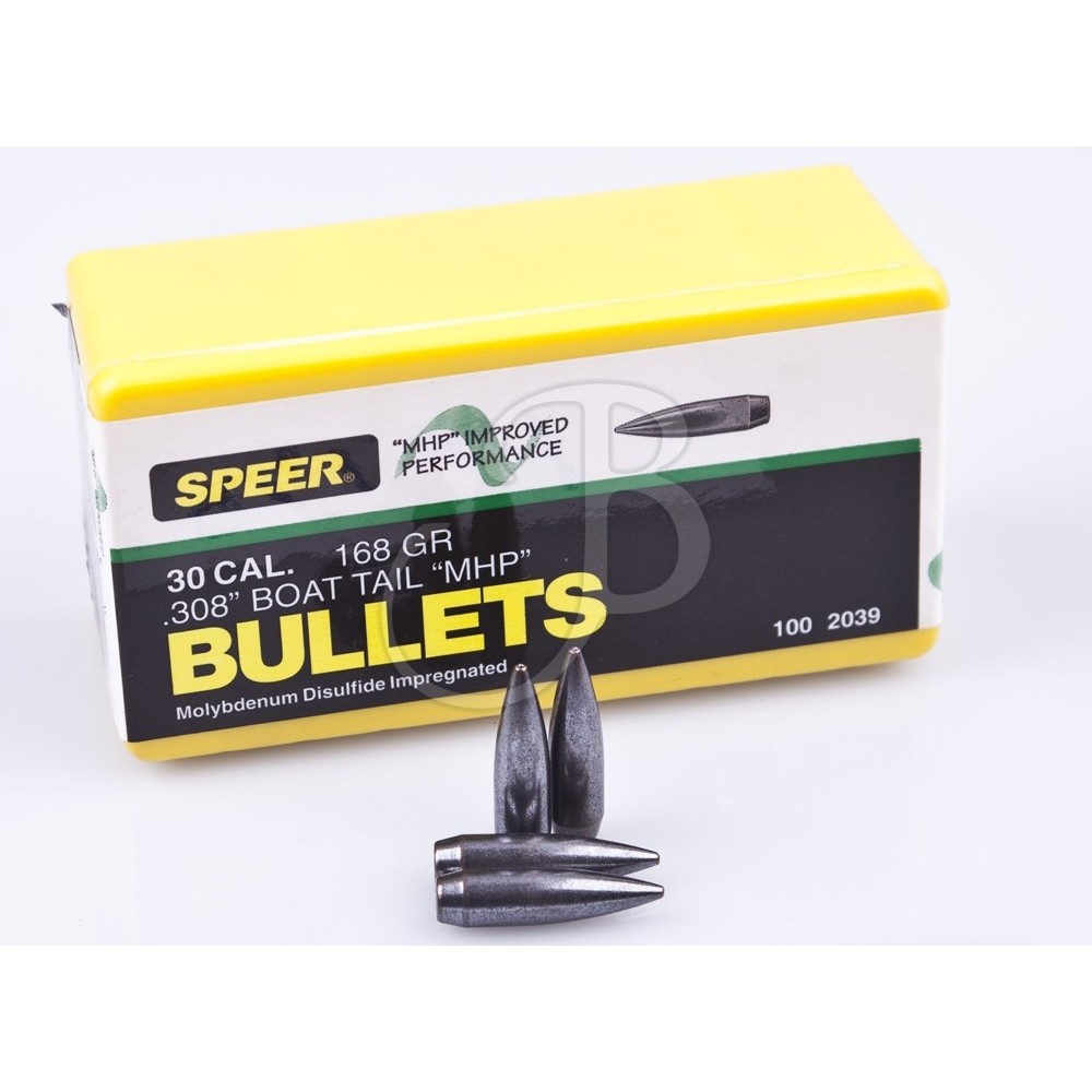 Speer MHP moly match .30 168gr - Palle da carabina