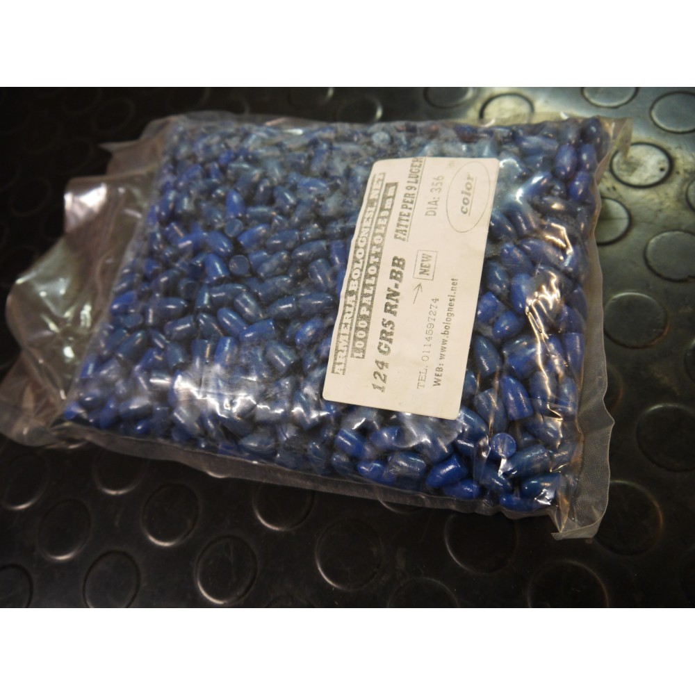 Palle Nanotech 9mm 124gr RN profilo 9x21 - Palle Pistola ramate